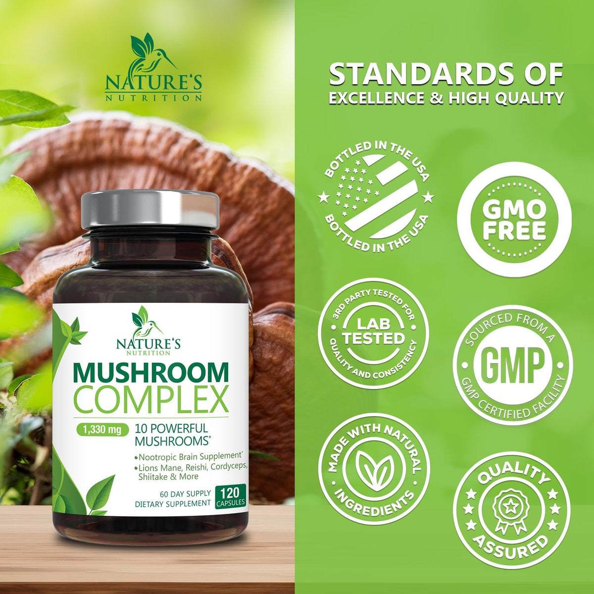 Reishi mushroom for stress relief