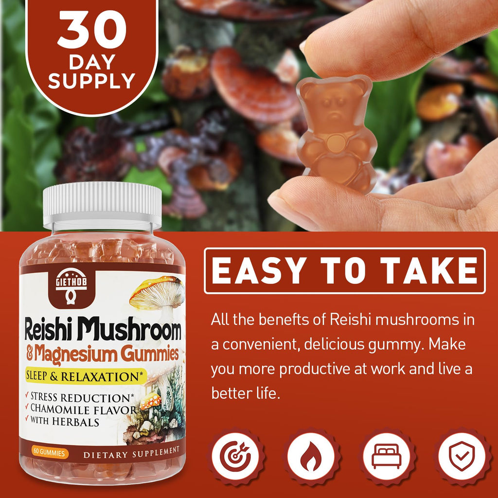 Reishi mushroom gummies for holistic health