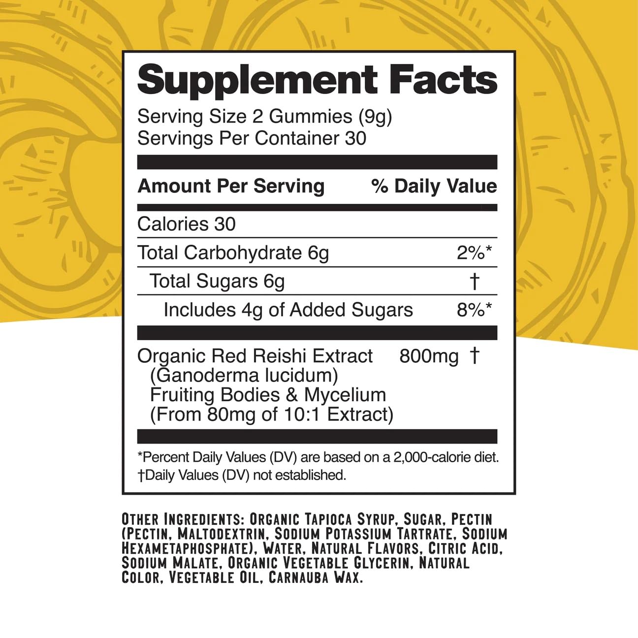 Reishi mushroom gummies for overall wellness