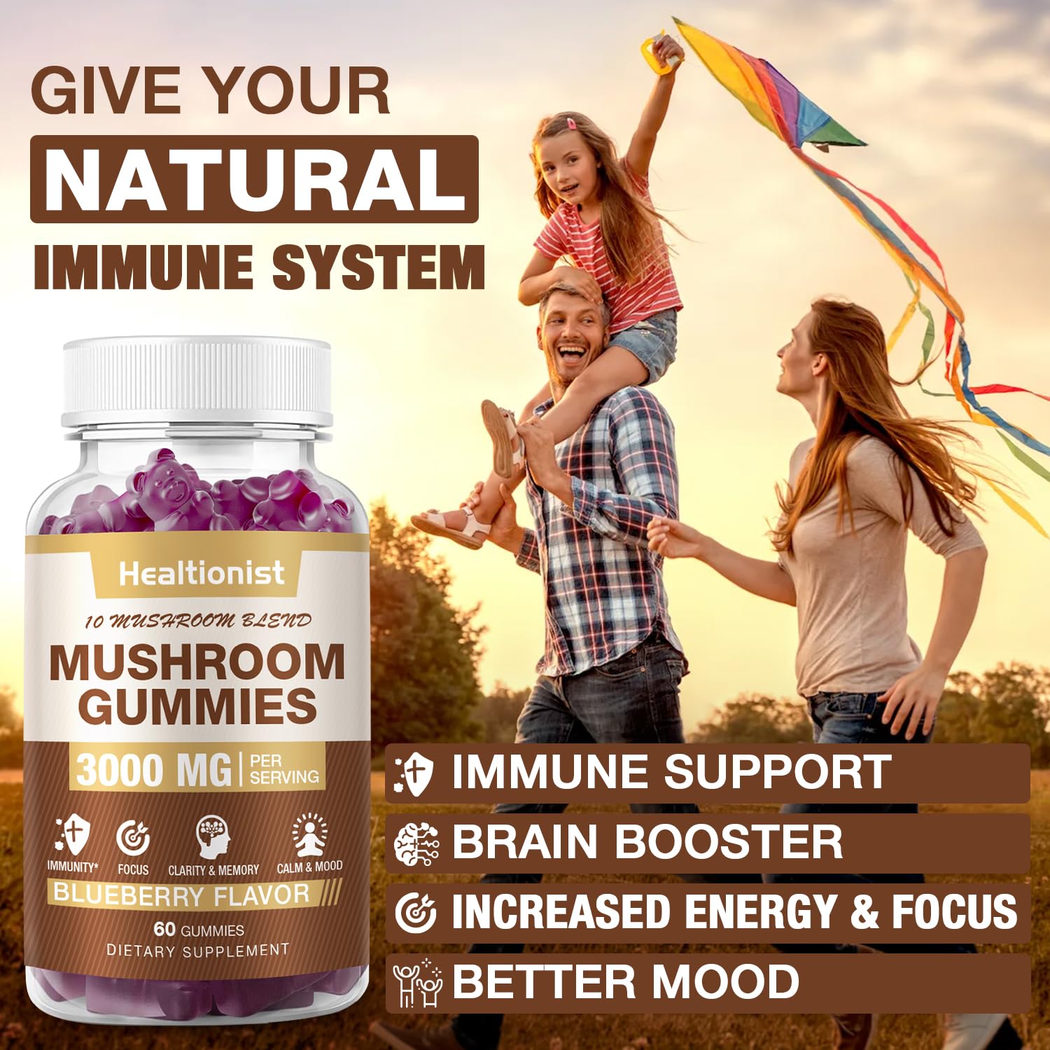 Reishi mushroom gummies for relaxation