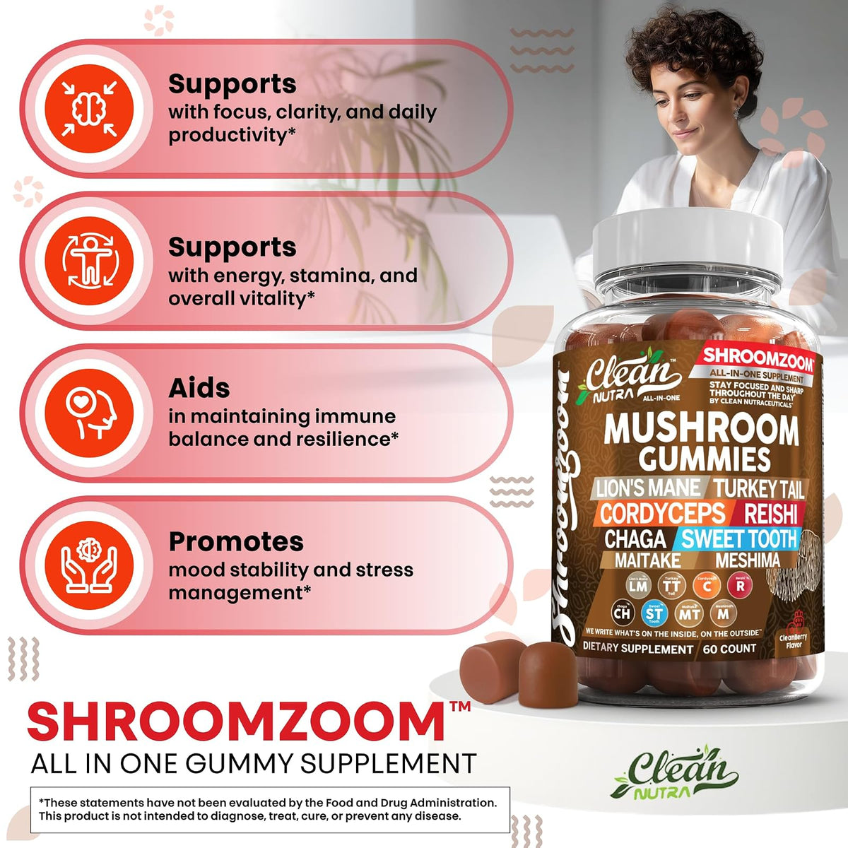 Reishi mushroom gummies for stress relief