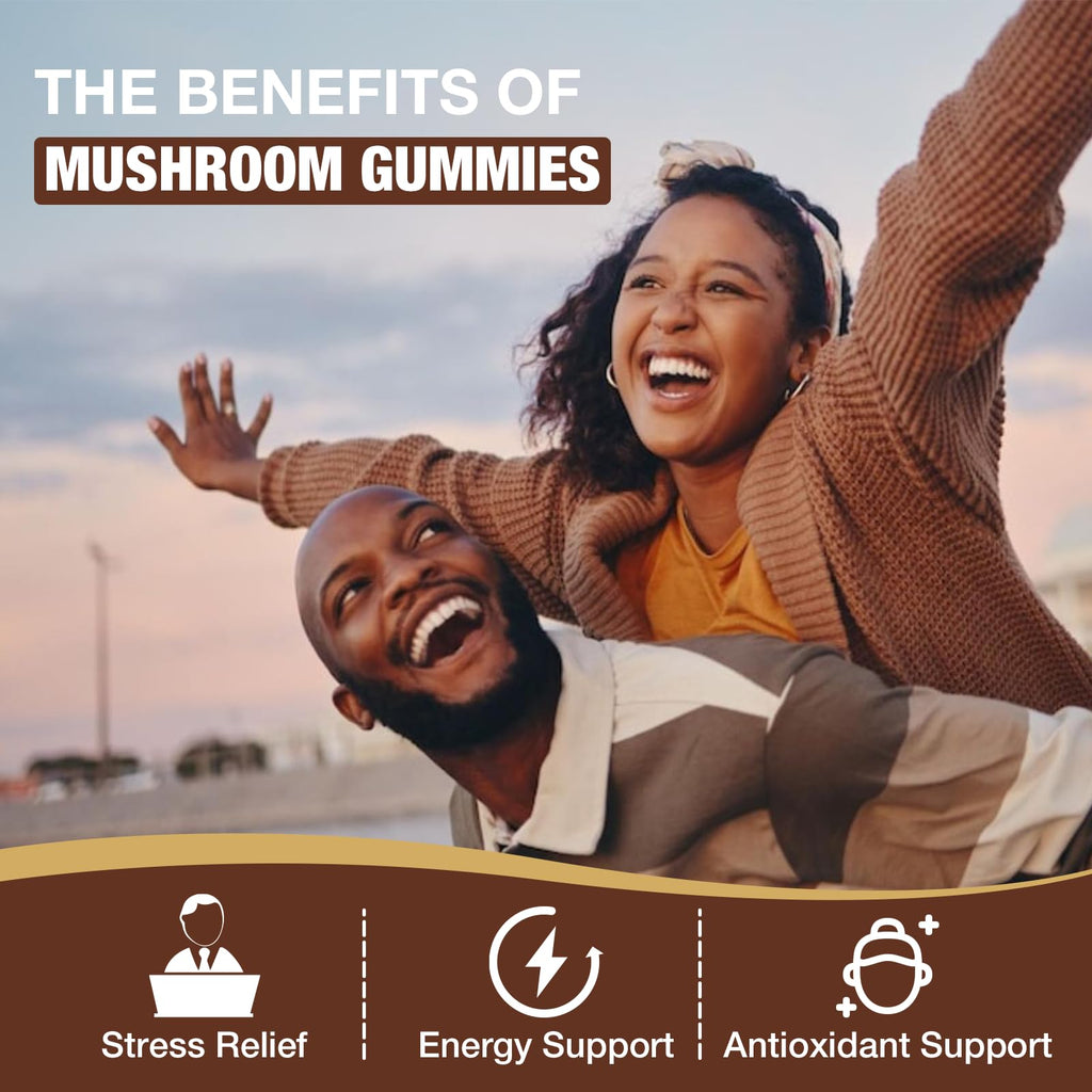 Reishi mushroom gummies for stress relief