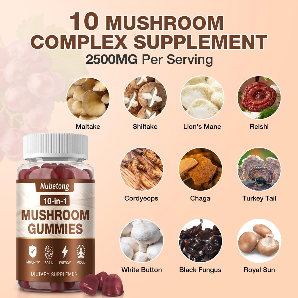 Reishi mushroom gummies for stress relief