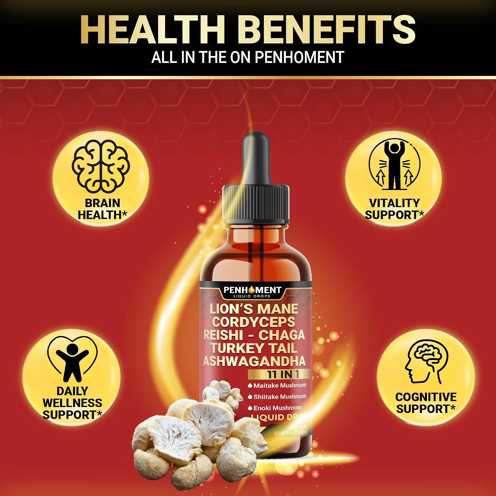 reishi mushroom liquid for stress relief