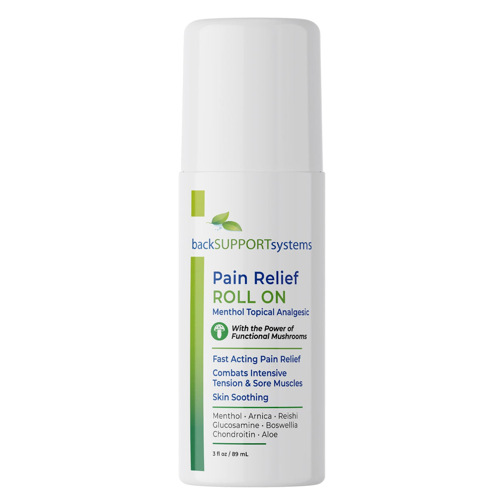 Reishi mushroom pain relief roll-on