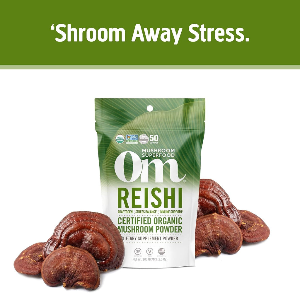 reishi mushroom powder for stress relief