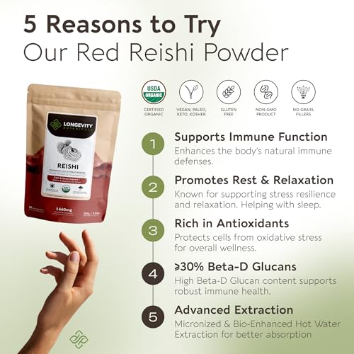 reishi mushroom powder for stress relief