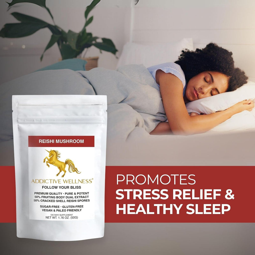 reishi mushroom powder for stress relief