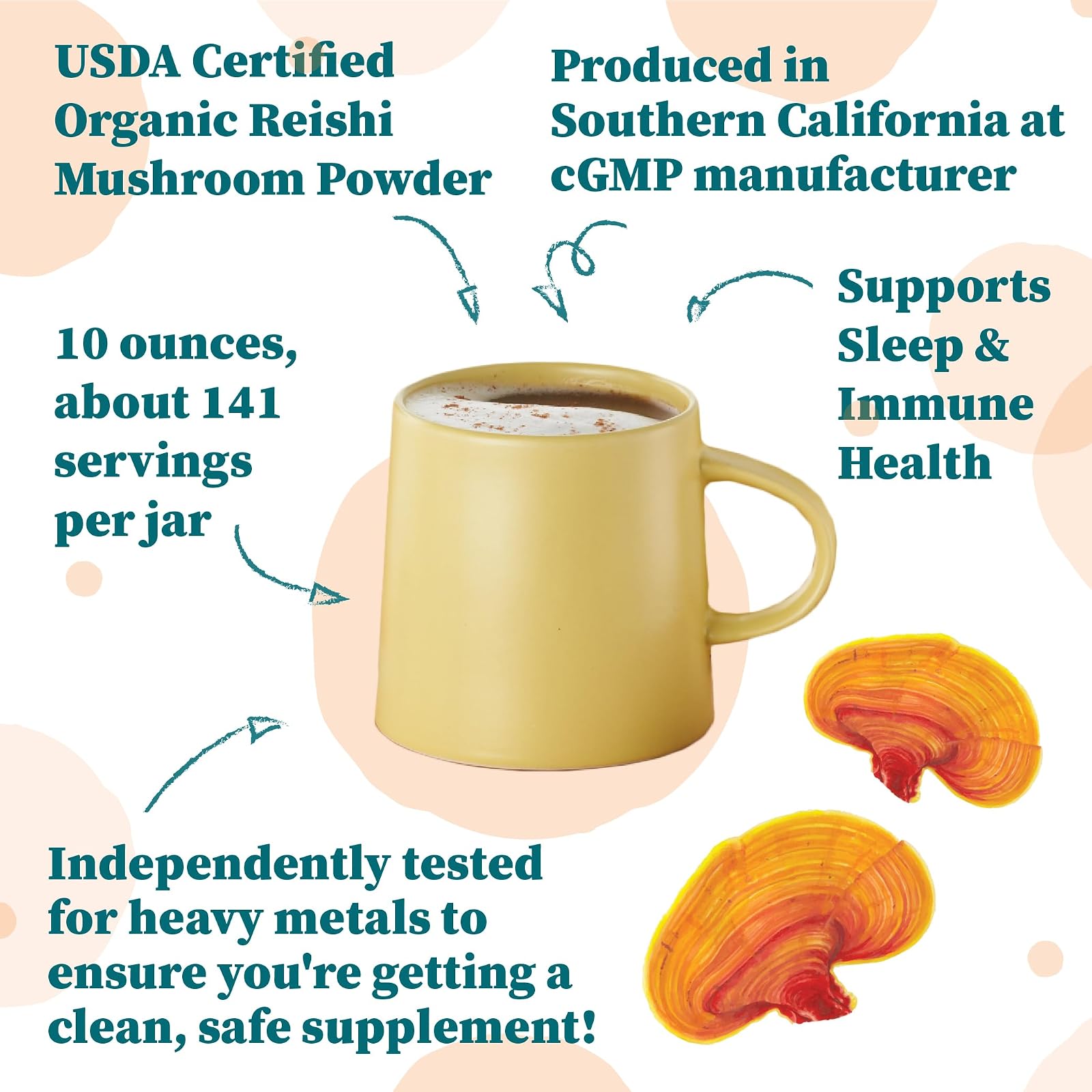 reishi mushroom powder for stress relief