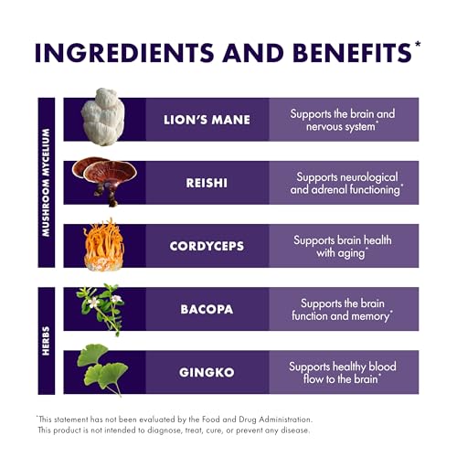 Reishi mushroom stress relief supplement