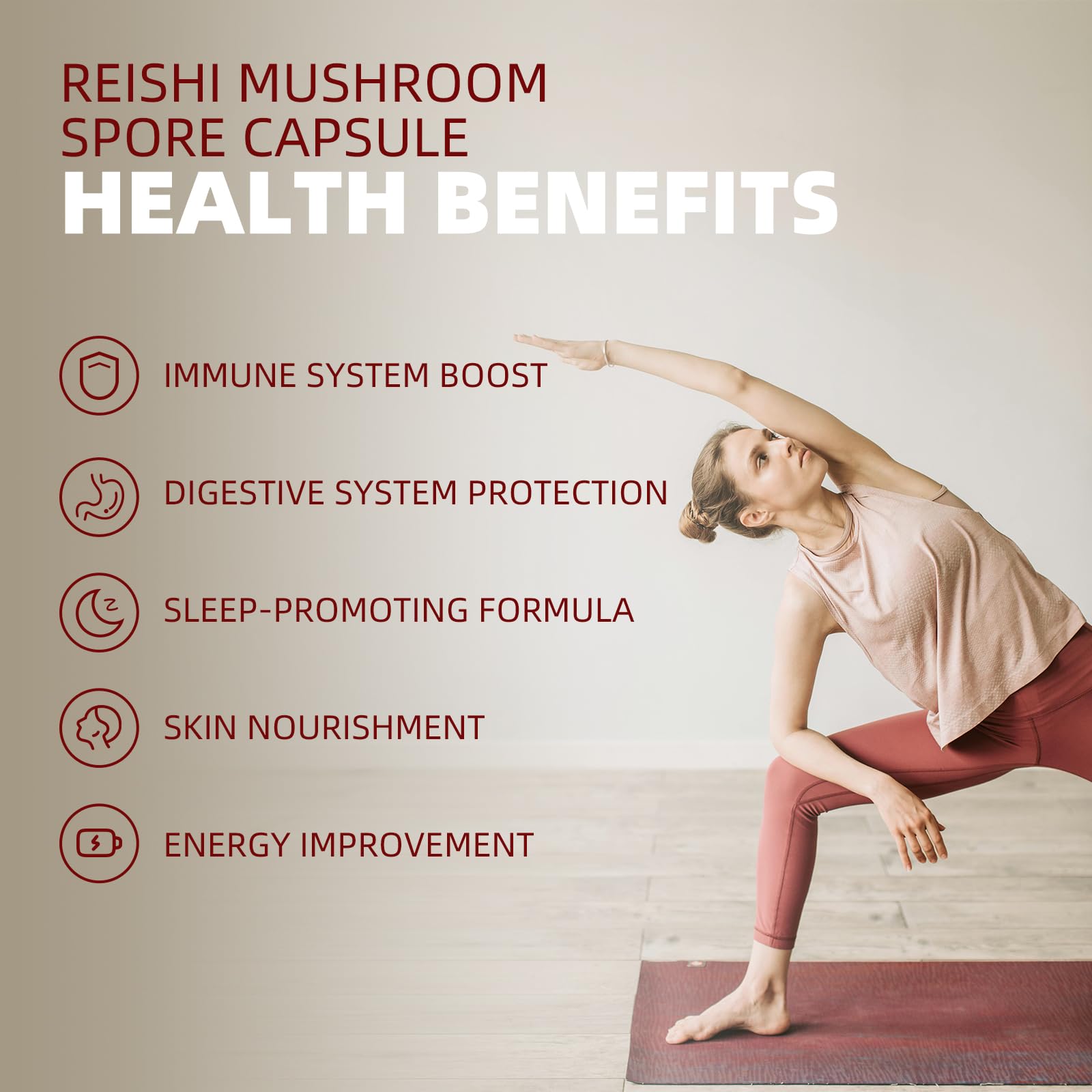 reishi mushrooms for enhanced vitality