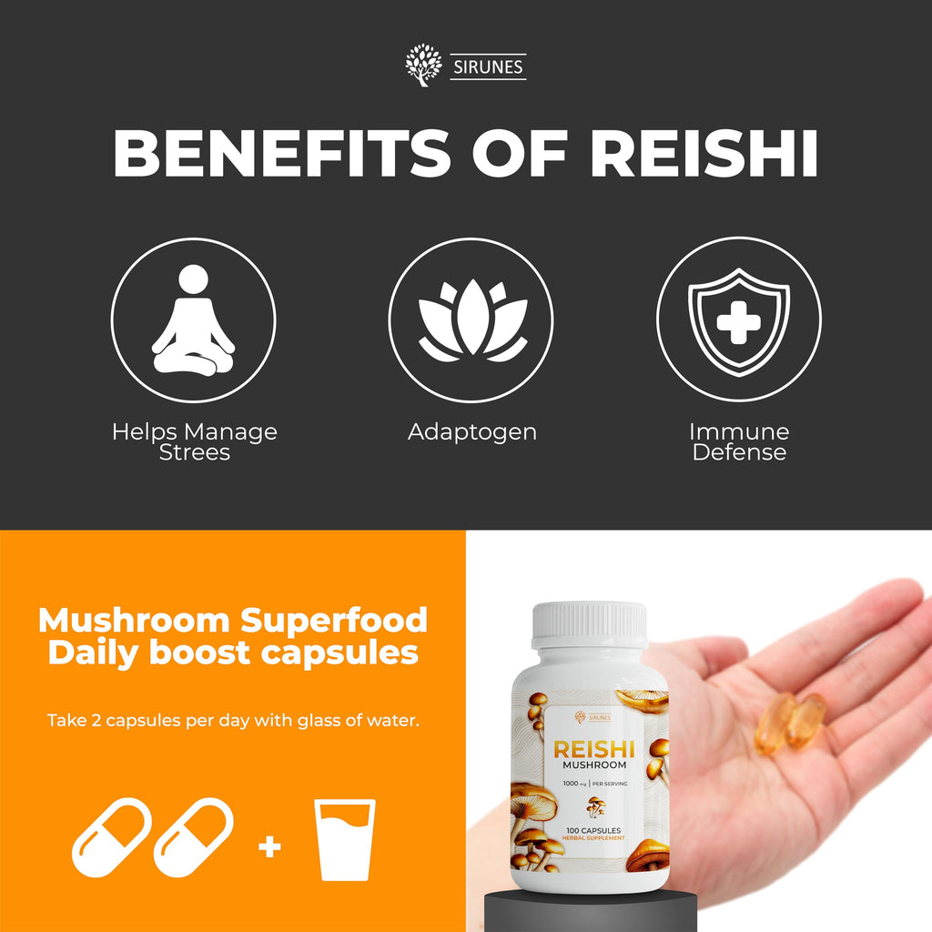 Reishi mushrooms for mental clarity