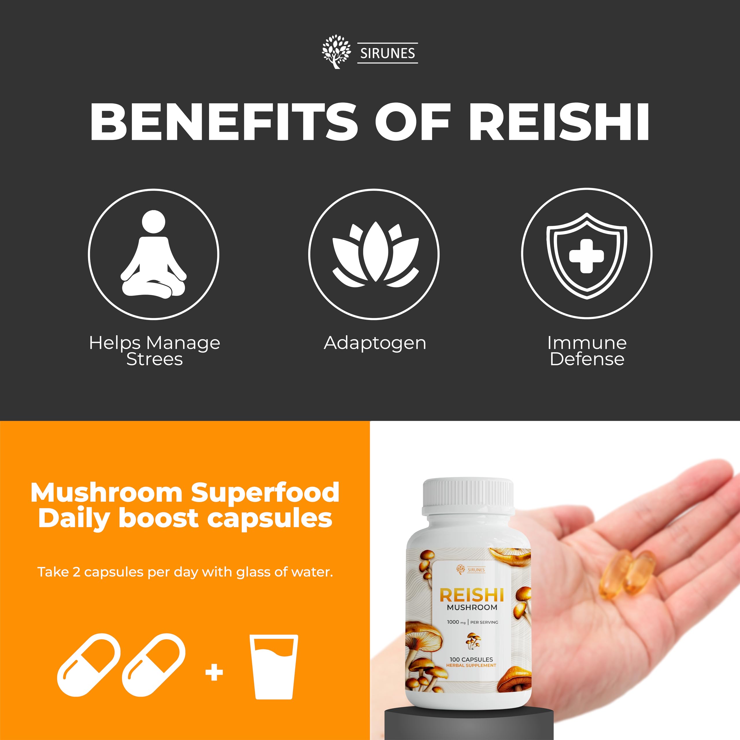 Reishi mushrooms for mental clarity