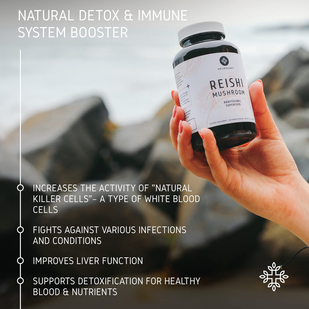 Reishi mushrooms for overall vitality