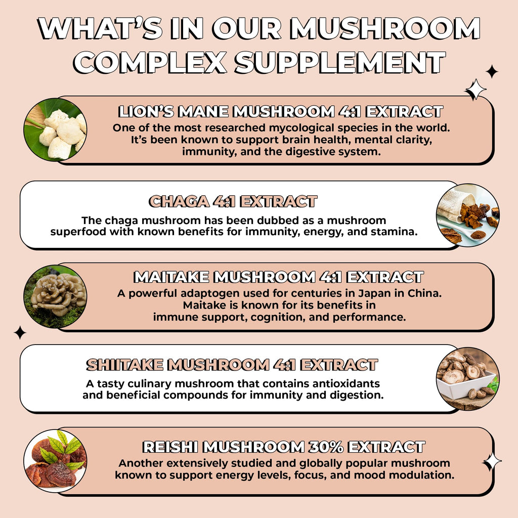 Reishi mushrooms for relaxation and focus