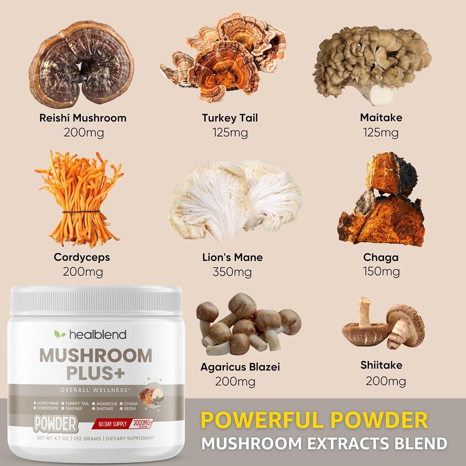 Reishi mushrooms for stress relief
