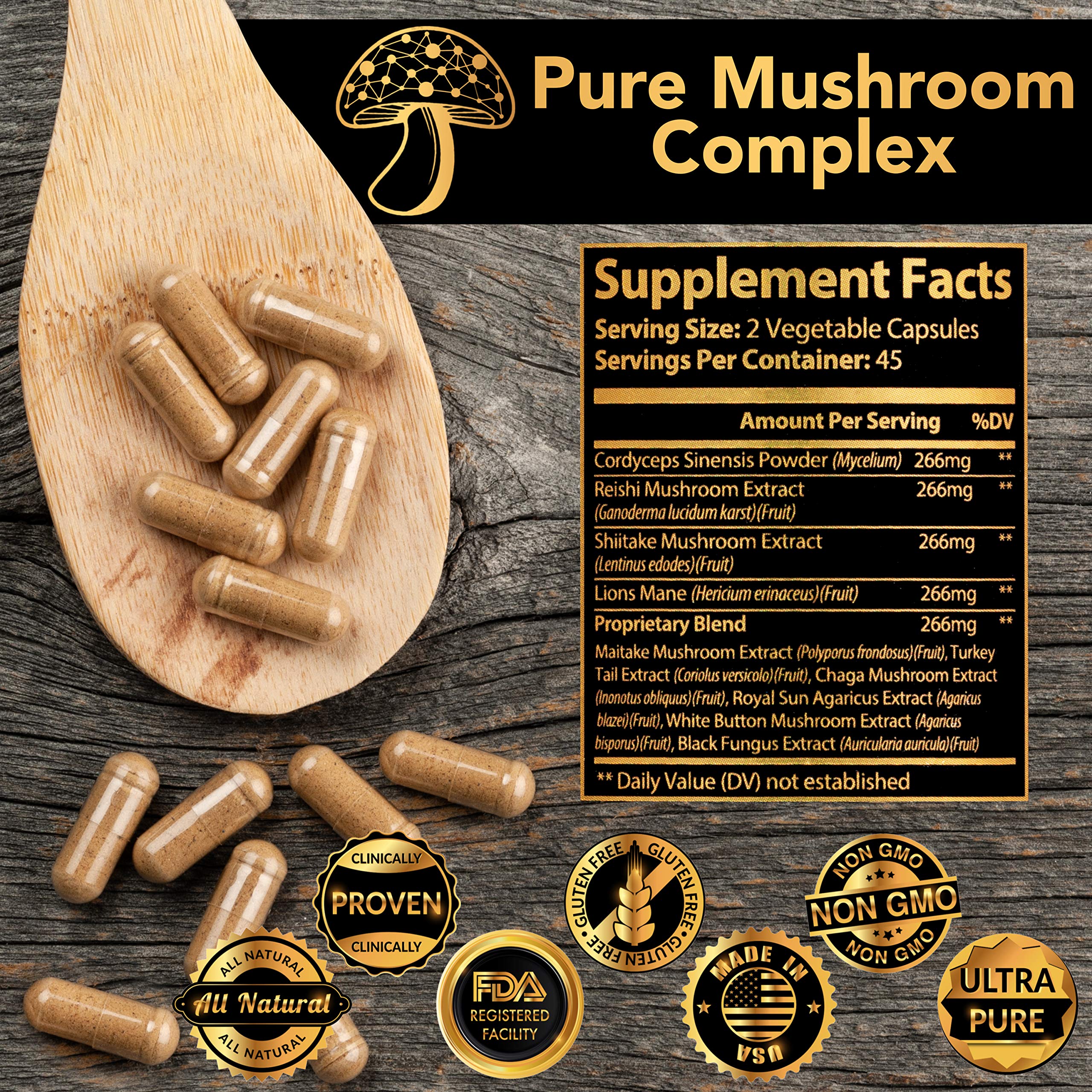 Reishi mushrooms for stress relief
