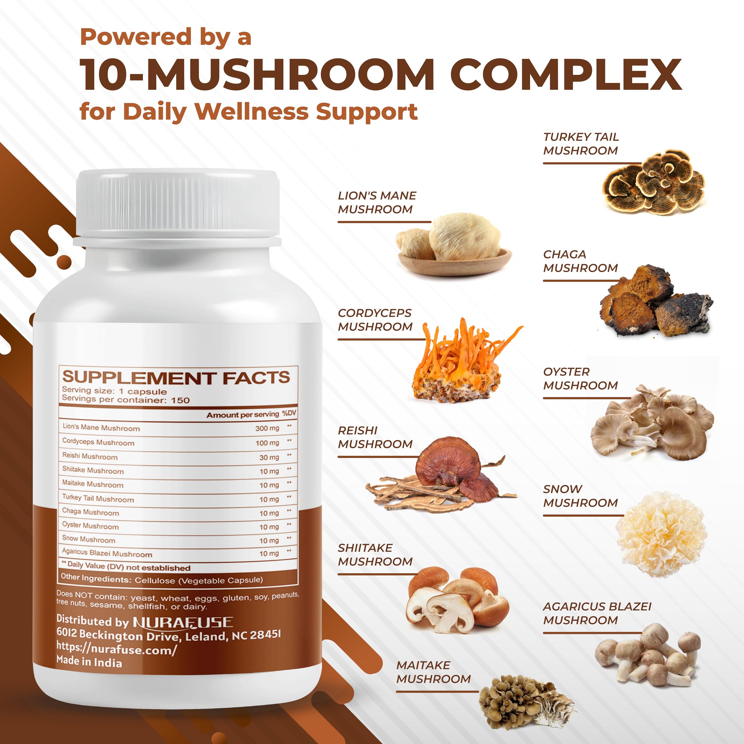 Reishi mushrooms for stress relief