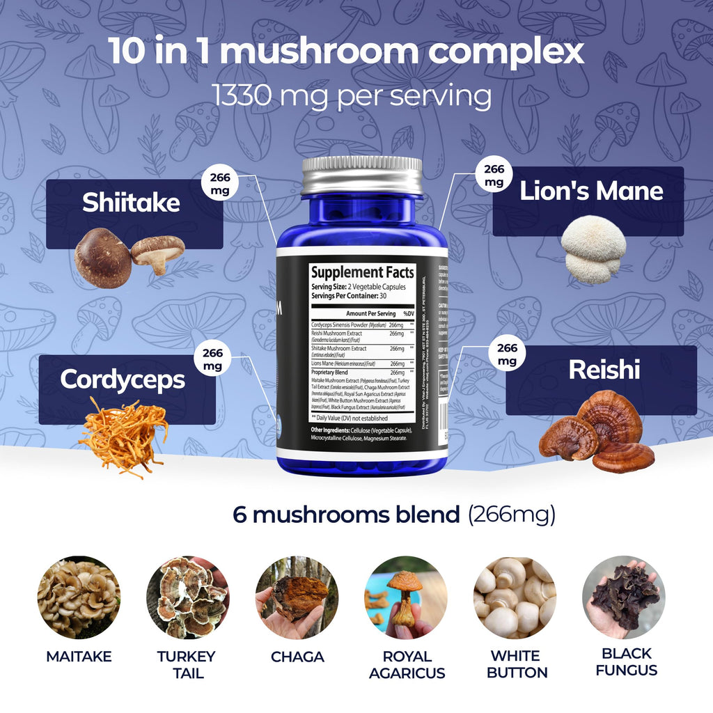 Reishi mushrooms for stress relief