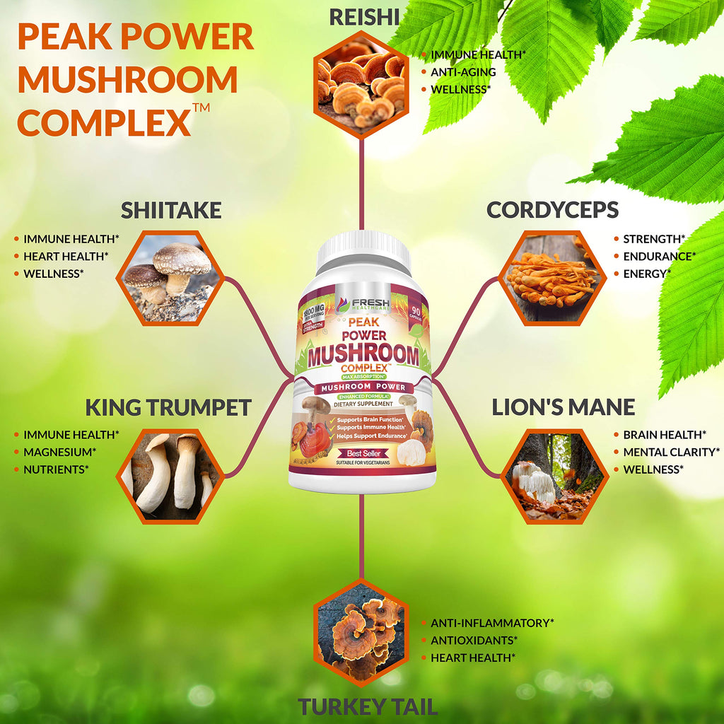 Reishi mushrooms for stress relief