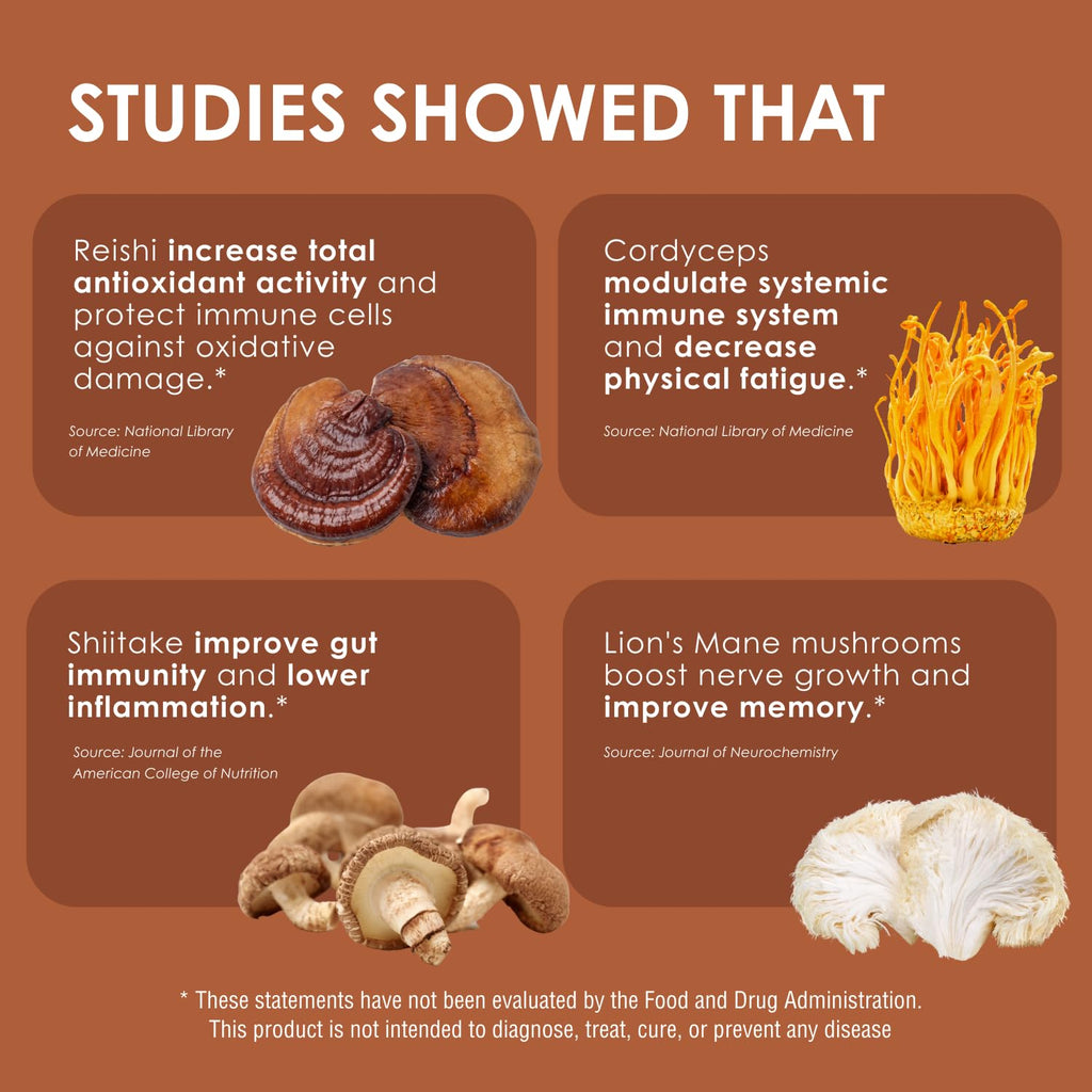 Reishi mushrooms for stress relief