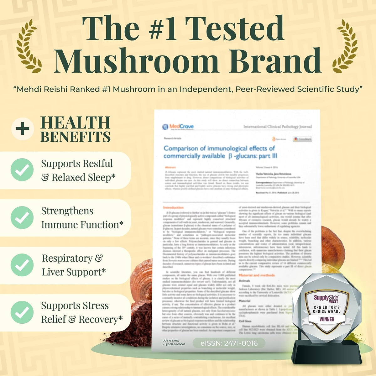 reishi spores for stress relief