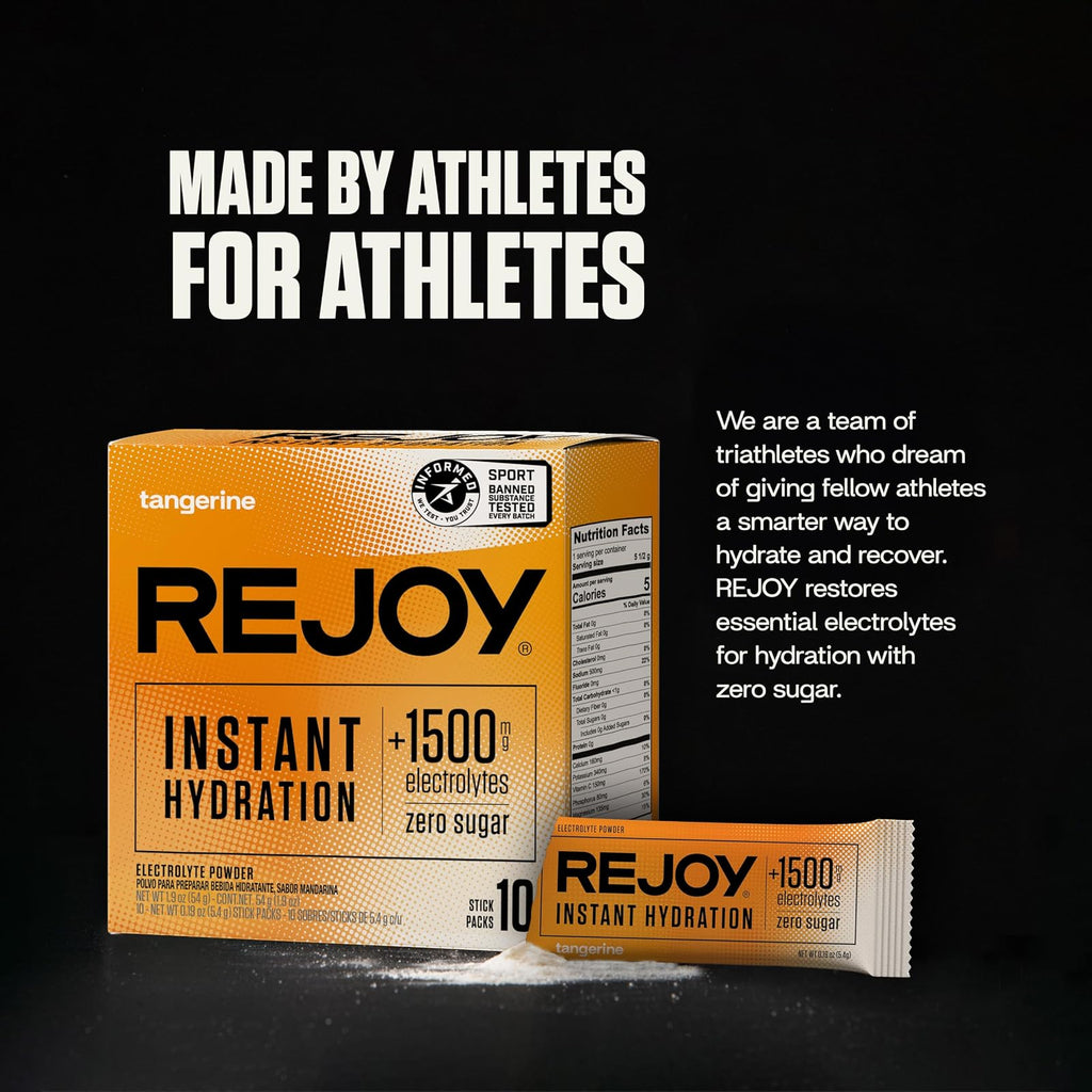 Rejoy electrolytes for post-workout recovery