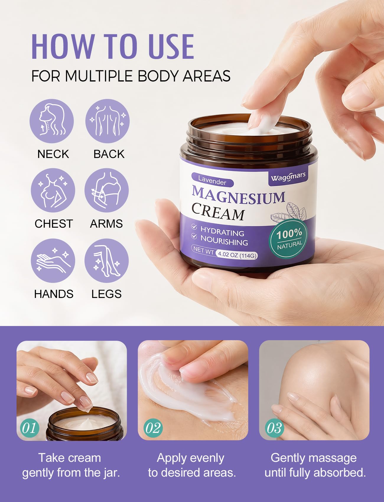 rejuvenating magnesium cream for tired skin