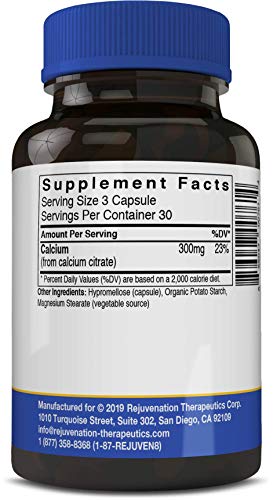 Rejuvenation Therapeutics calcium benefits