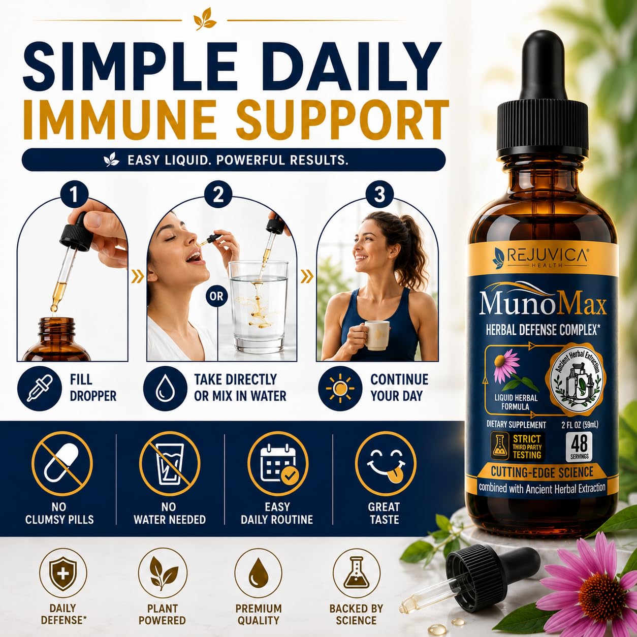 Rejuvica Health herbal supplement for immunity