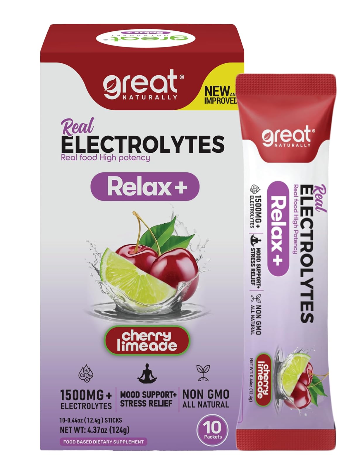 Relax+ Magnesium Glycinate electrolyte powder