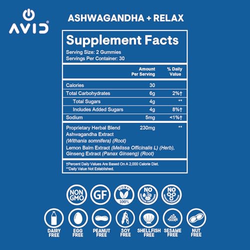 relaxation and focus in a gummy