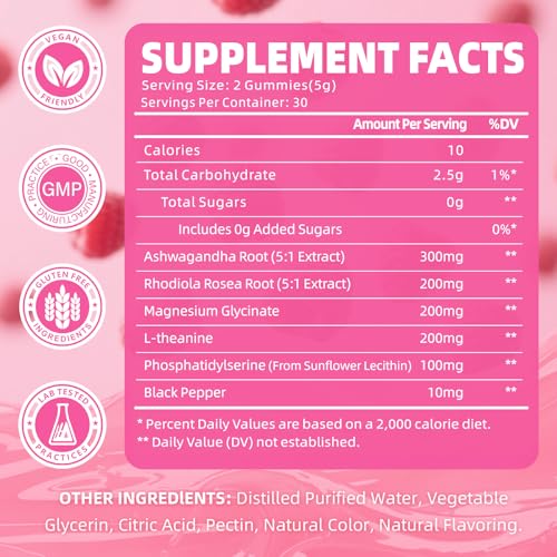 Relaxation complex multivitamins for adults