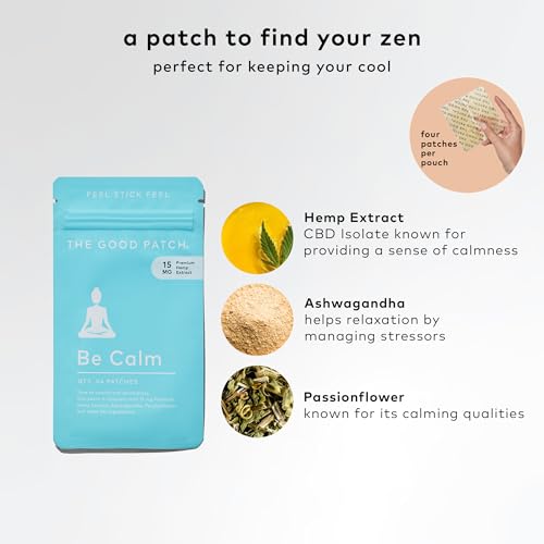 Relaxation patches with hemp extract