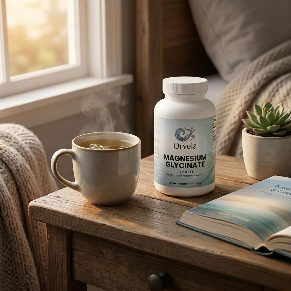 relaxation support magnesium glycinate capsules