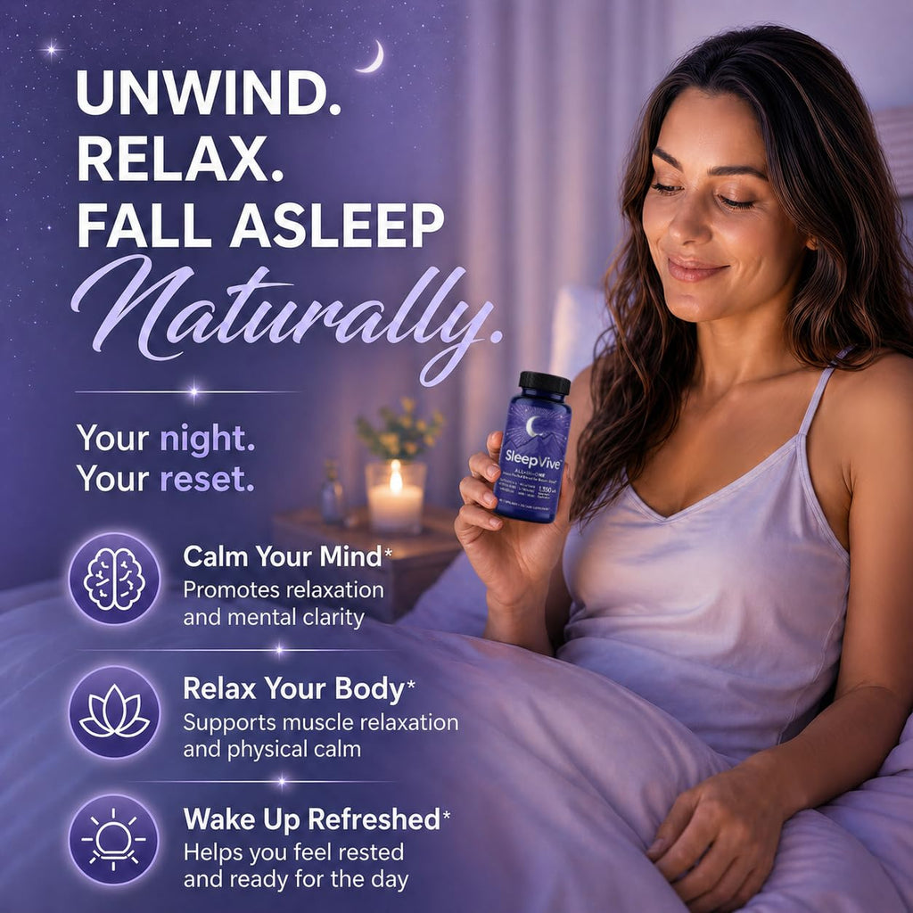 Relaxation support with SleepVive formula