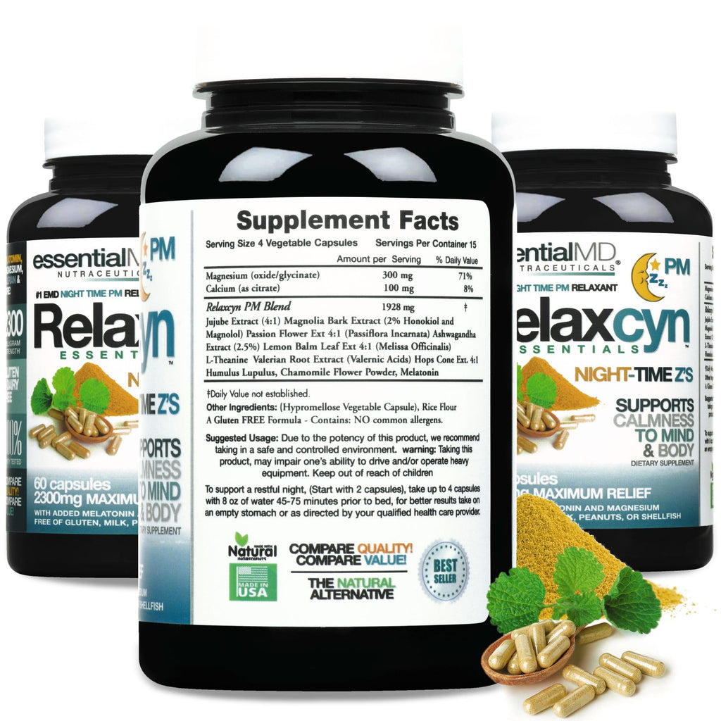 Relaxcyn PM relaxation and wellness