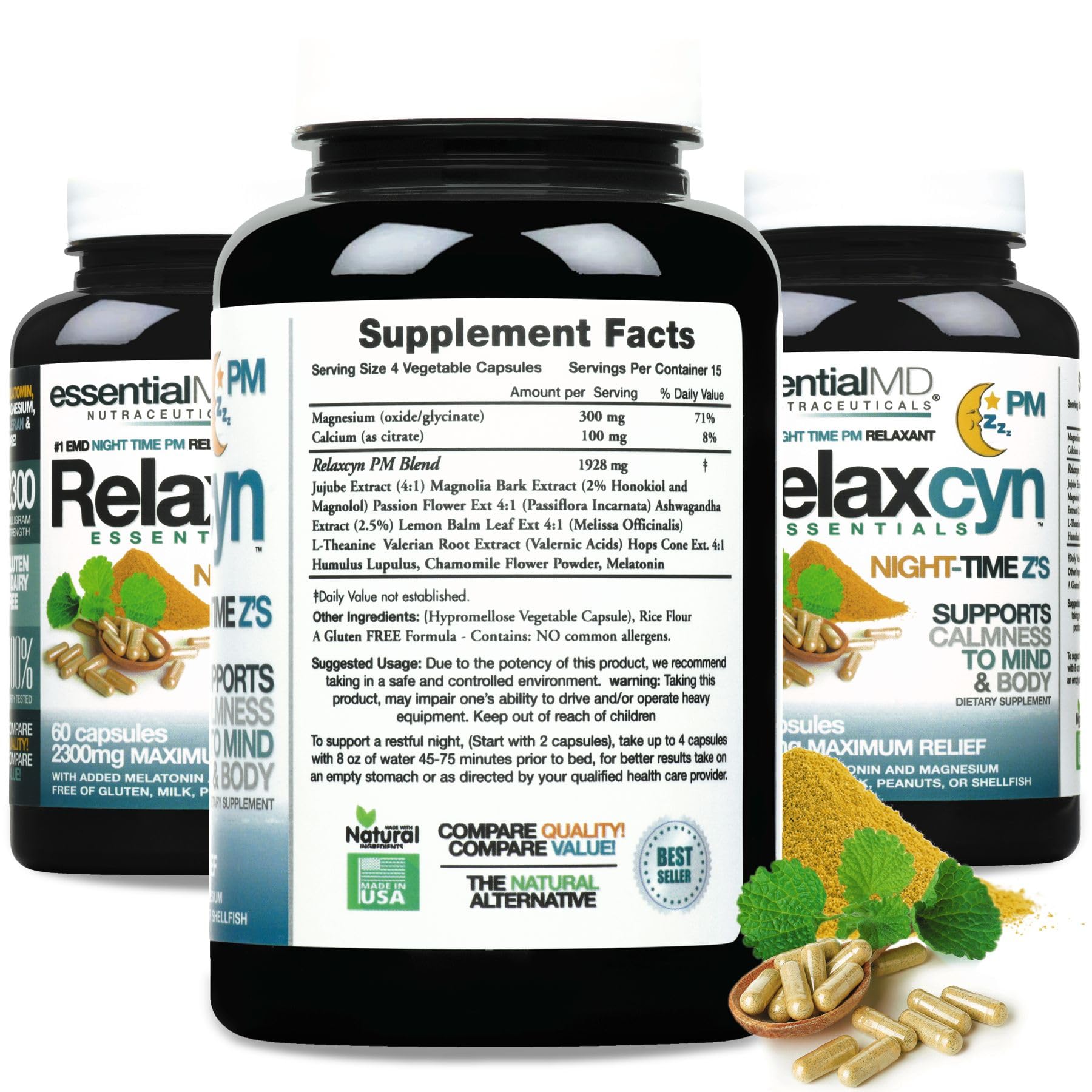 Relaxcyn PM relaxation and wellness