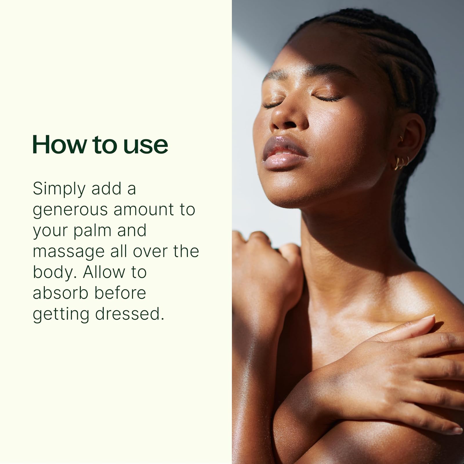 Relaxing ashwagandha body oil