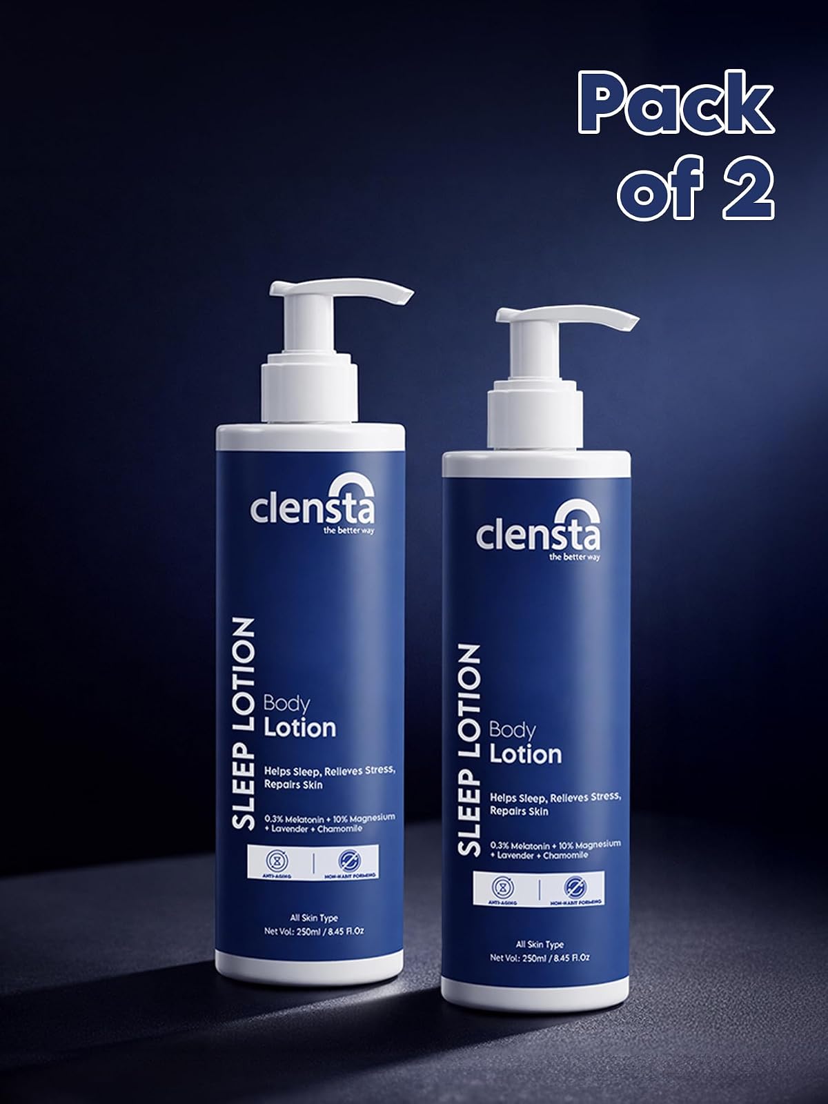 Relaxing body lotion with magnesium