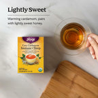relaxing chamomile and cardamom tea