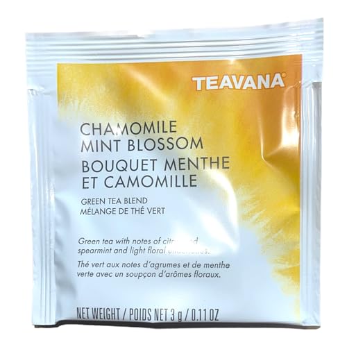 relaxing chamomile mint blossom tea