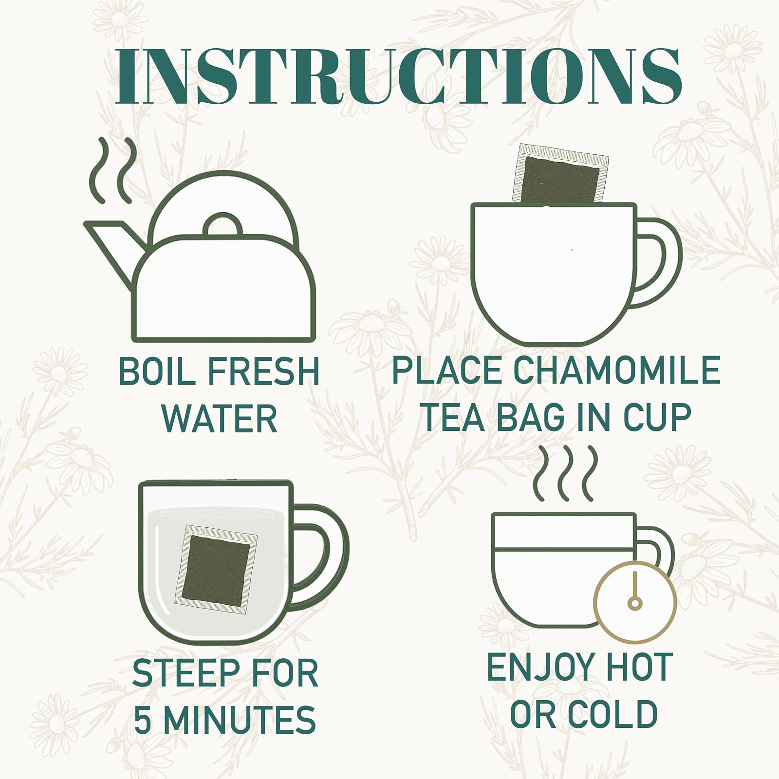 relaxing chamomile tea experience