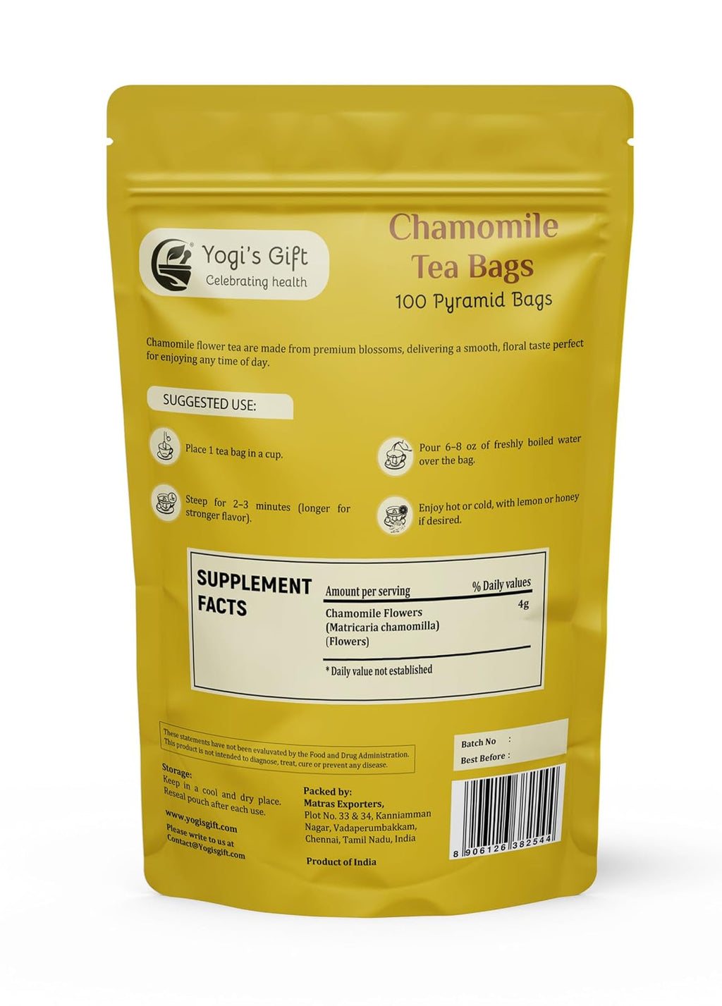 relaxing chamomile tea experience