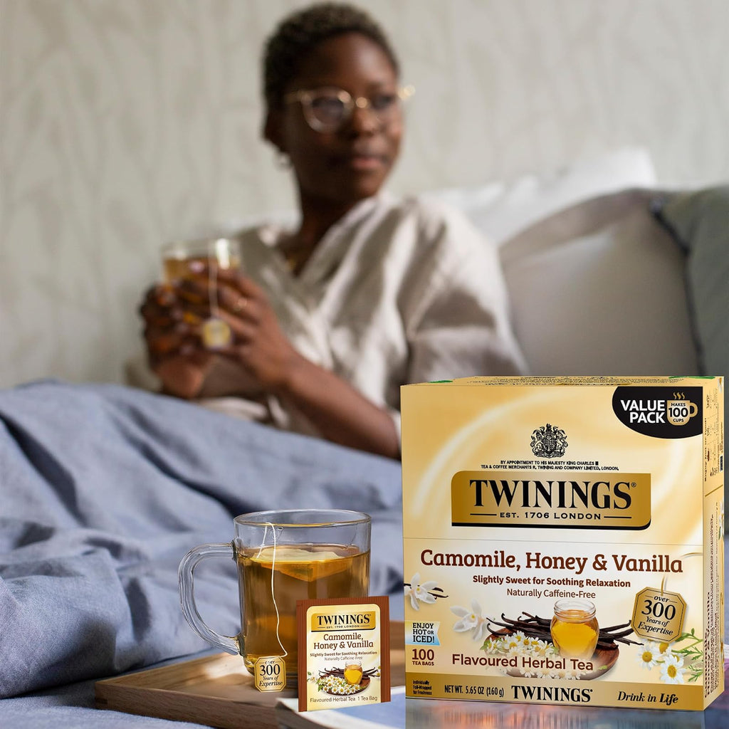 relaxing chamomile tea for bedtime
