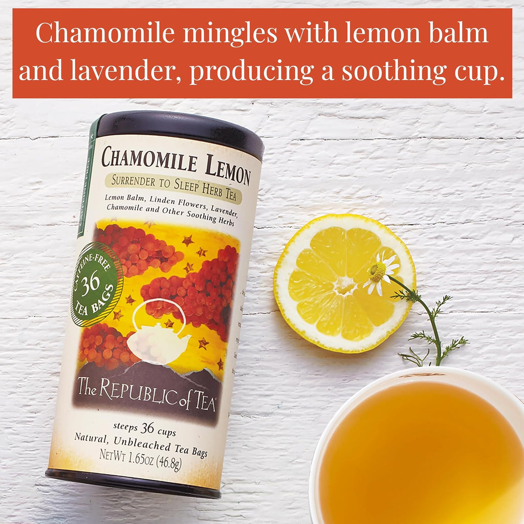 relaxing chamomile tea for bedtime