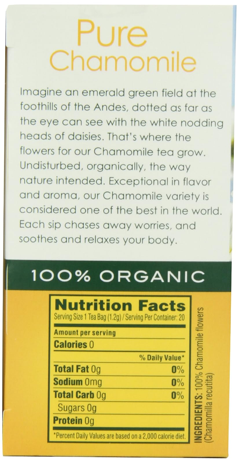 relaxing chamomile tea for bedtime