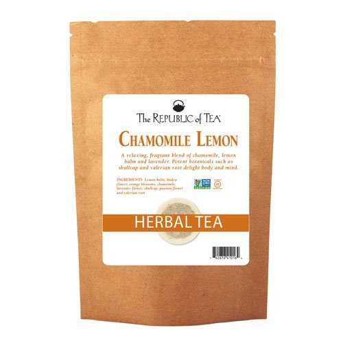 Relaxing chamomile tea for sleep