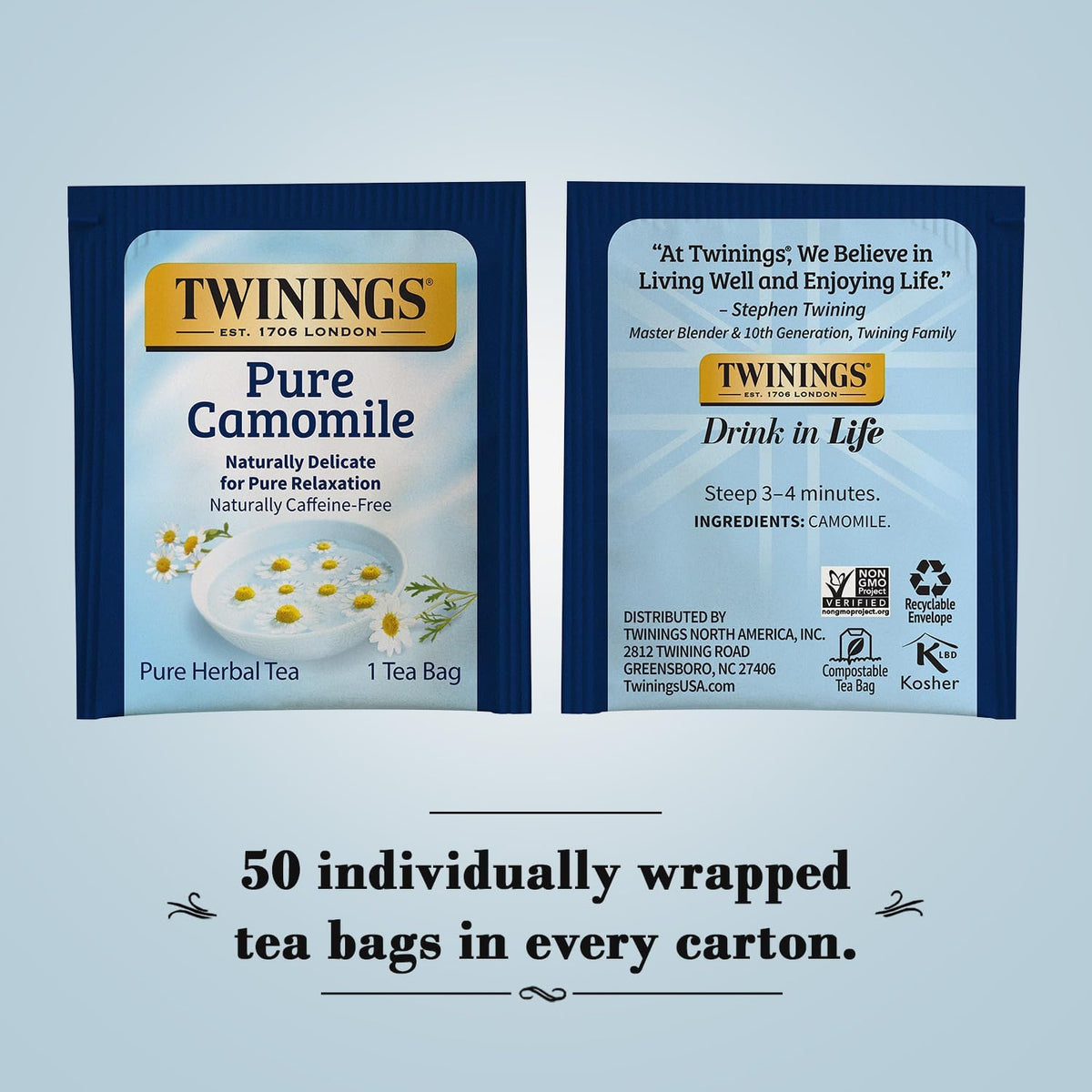 relaxing chamomile tea for sleep