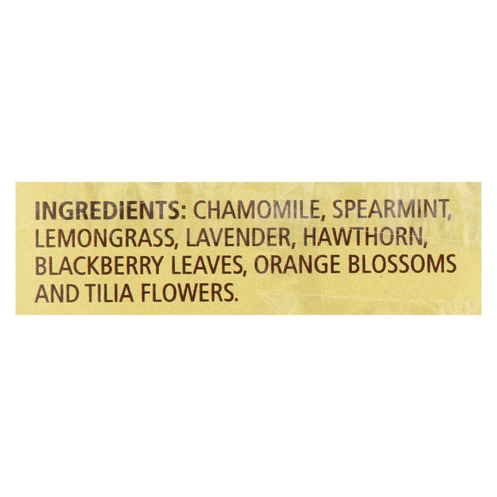 Relaxing chamomile tea for sleep